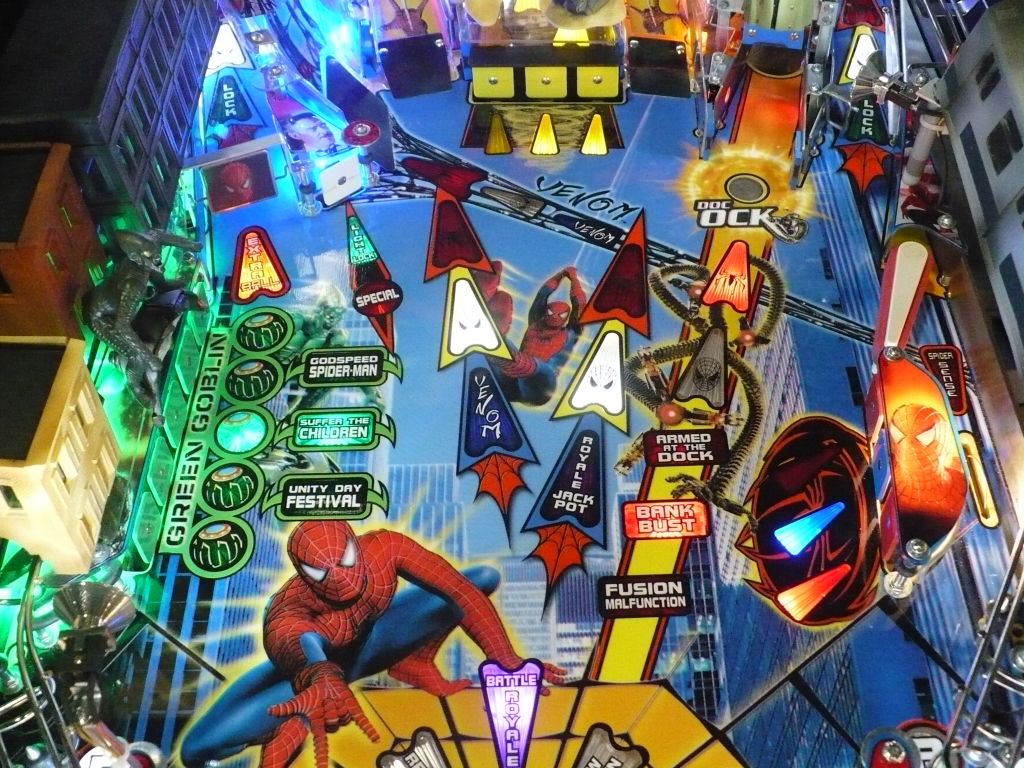 2007 – Stern Spider-Man Black Edition – $7500 – Midwest Pinball